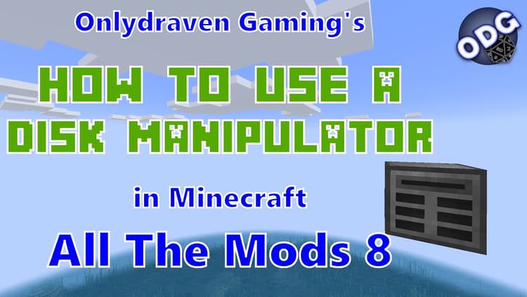 Minecraft - All The Mods 8 - How to Make and Use a Refined Storage Disk ...