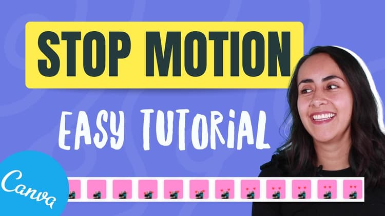 How to Create a STOP MOTION Animation | Easy Canva Tutorial | Glasp