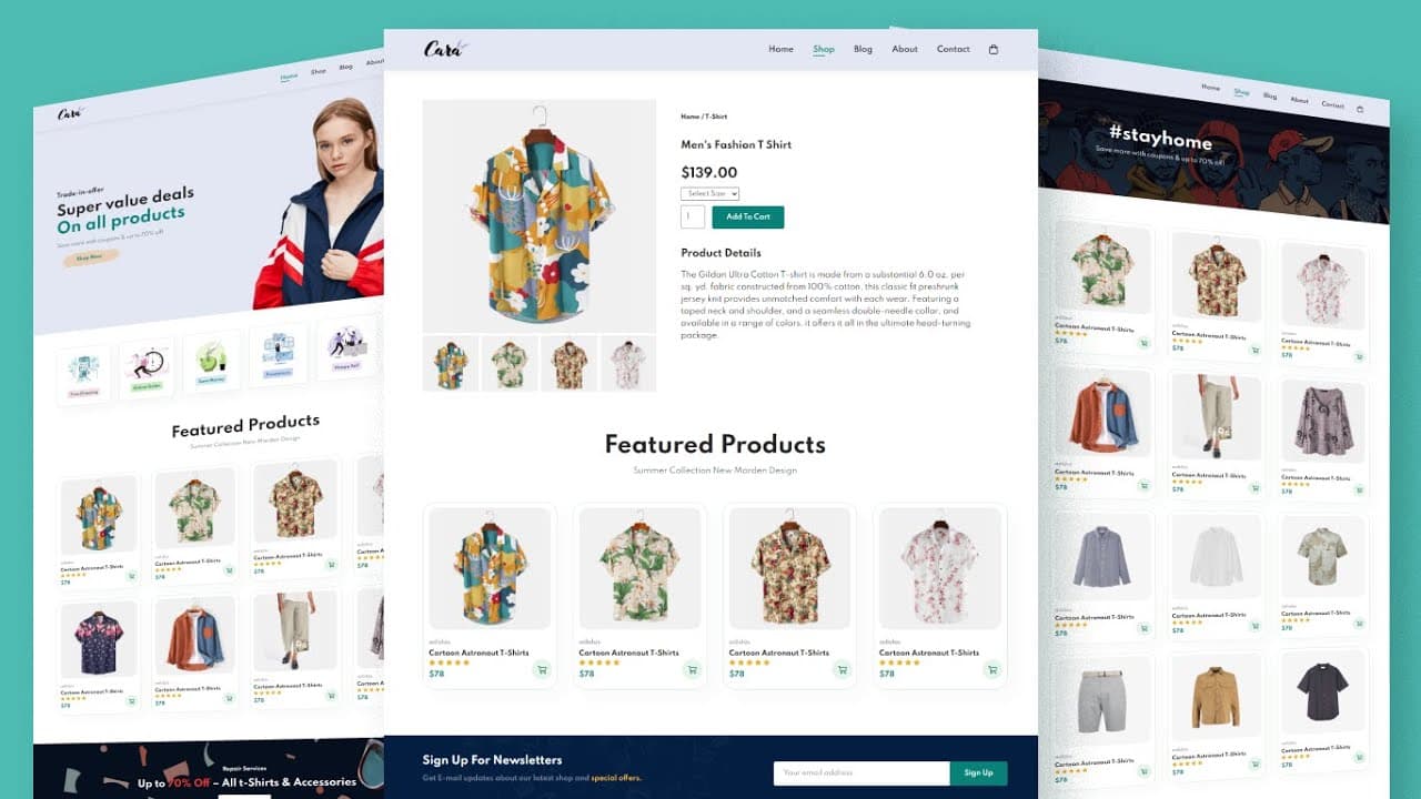 How to Build a Responsive Ecommerce Website with HTML CSS JavaScript ...