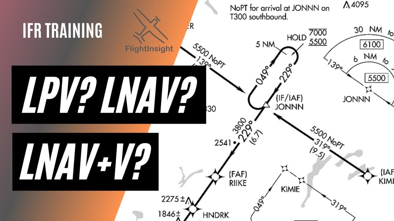 GPS Acronyms Explained | What is LPV, LNAV, LNAV+V, and LNAV/VNAV? | Glasp