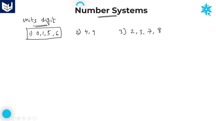 Number System | Units digit | Example - 1 | Aptitude | Part- 11 ...