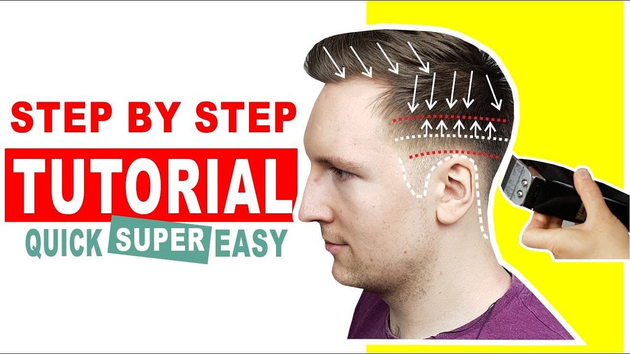 QUICK & EASY HOME HAIRCUT TUTORIAL | How To Cut Men's Hair With ...