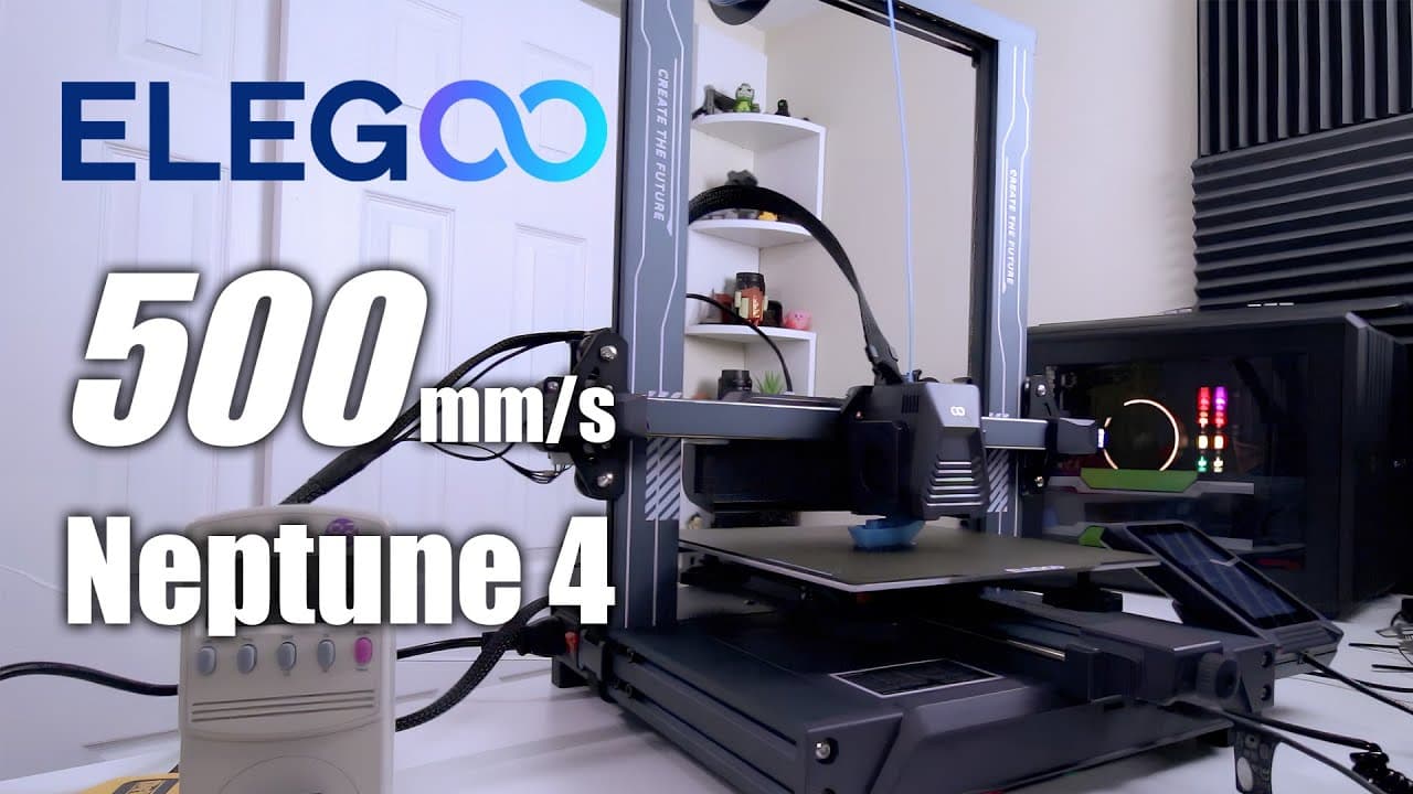 High Speed 3D Printing With Elegoo Neptune 4 / 4 Pro | Glasp